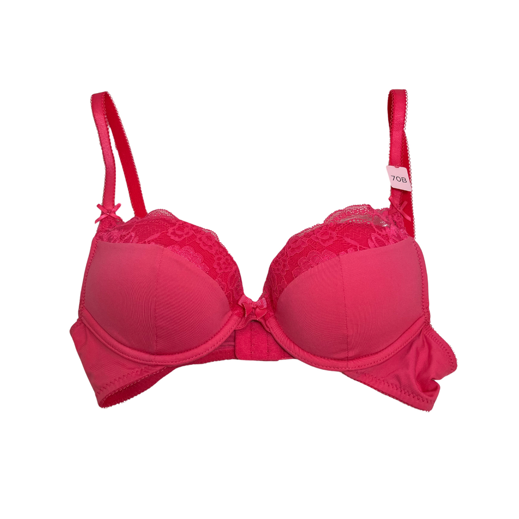 Nayomi Pink Lace Padded Bra Brand New Secret Stash