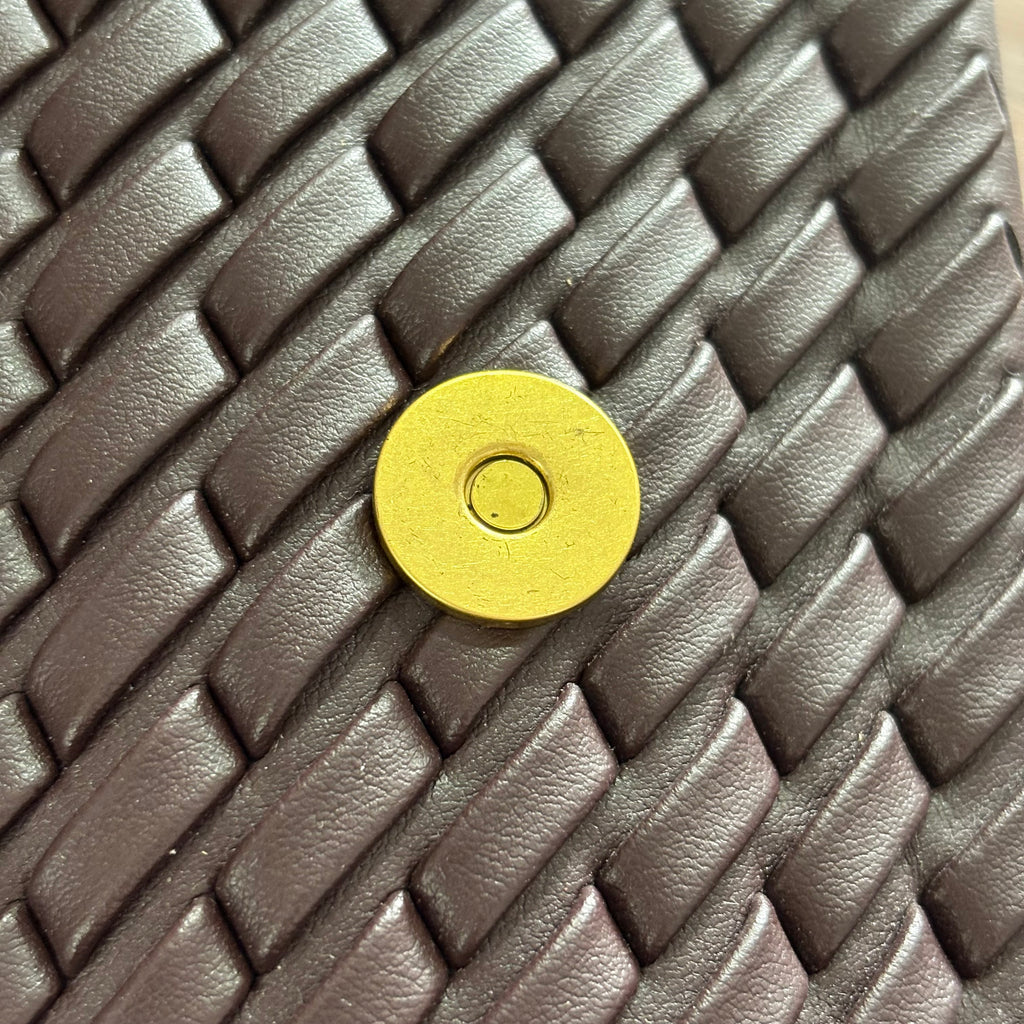 Zara Burgundy Woven Bag | Gently Used | | Secret Stash