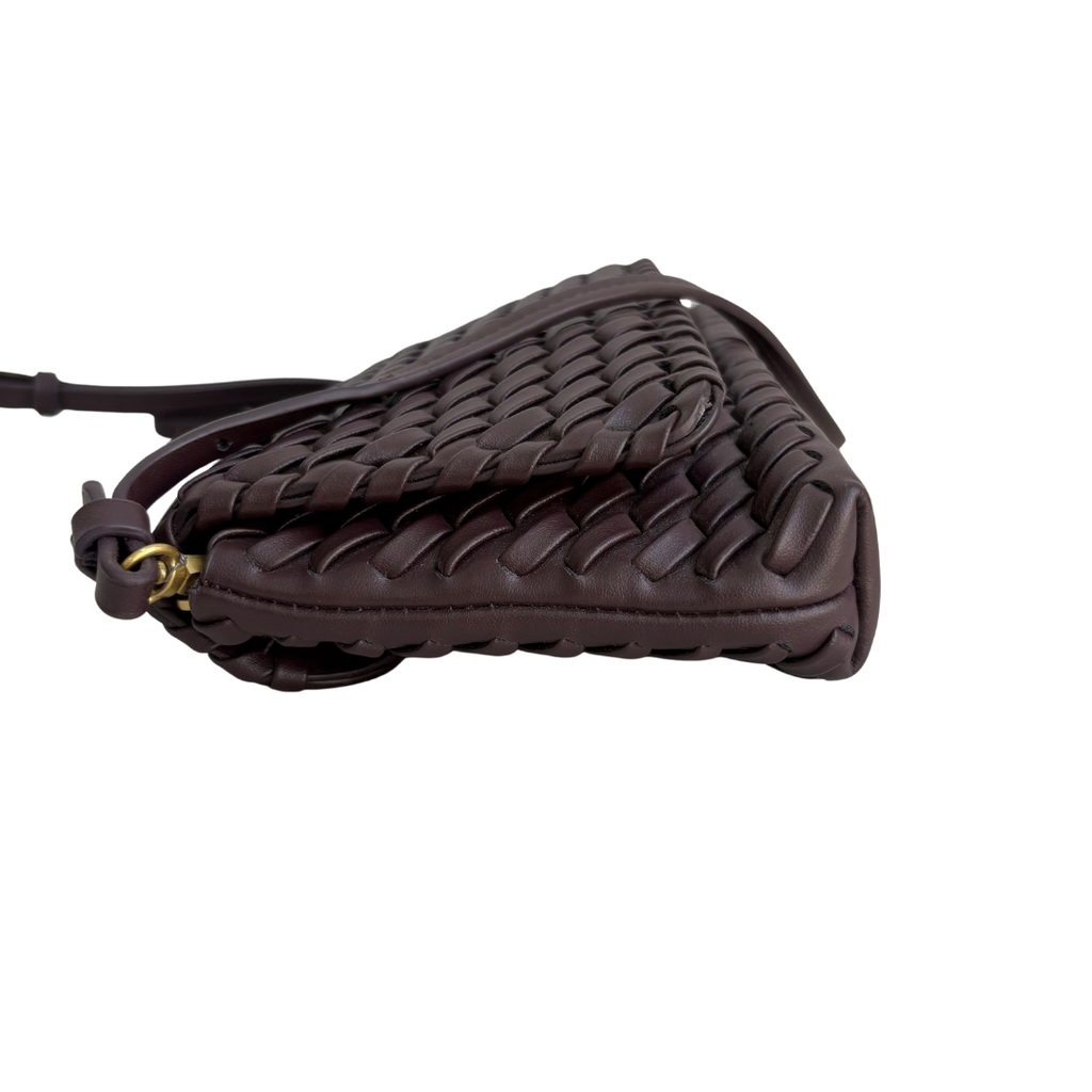 Zara Burgundy Woven Bag | Gently Used | | Secret Stash