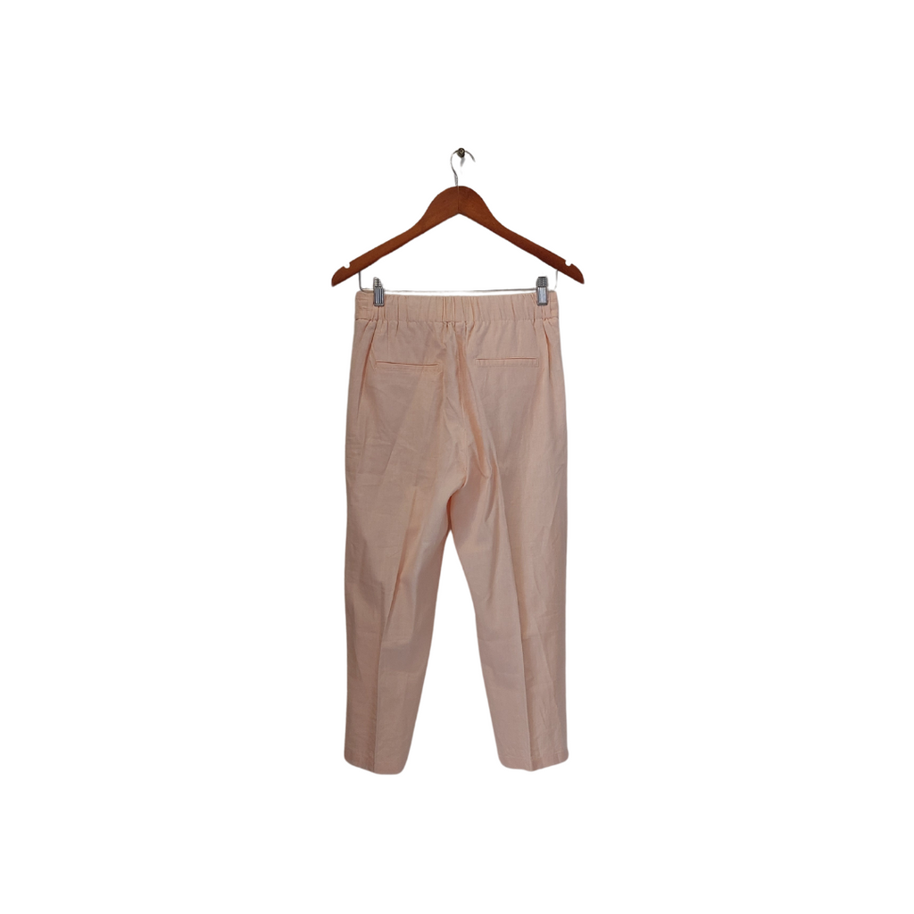 Mango Light Pink Linen Pants | Gently Used | | Secret Stash