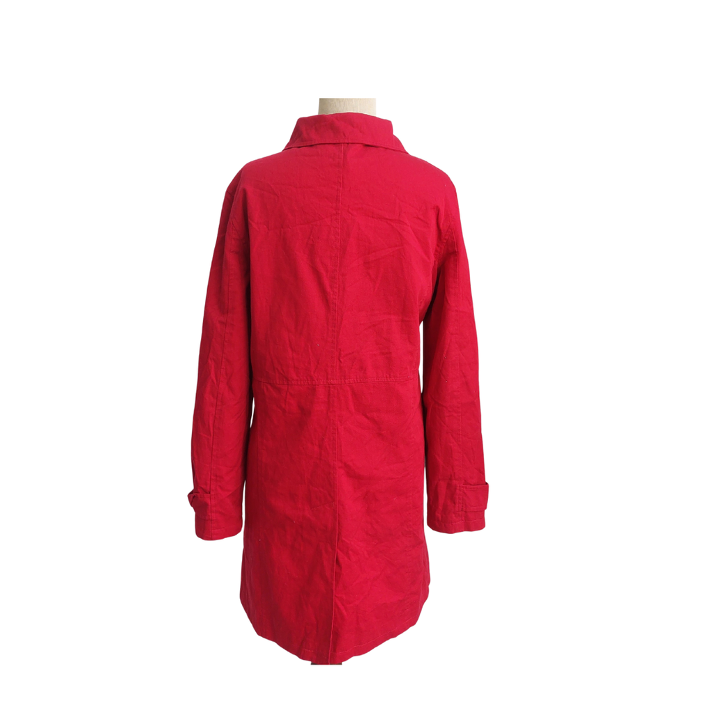 Atmosphere Red Midi Coat | Pre Loved | | Secret Stash