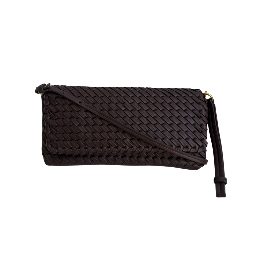 Zara Burgundy Woven Bag | Gently Used | | Secret Stash