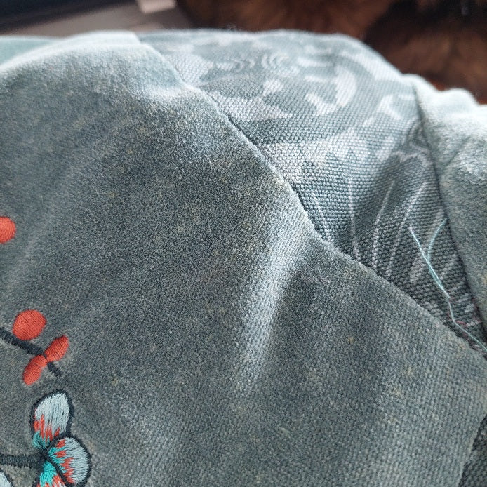 St-Martins Teal Embroidered Jacket | Pre Loved | | Secret Stash