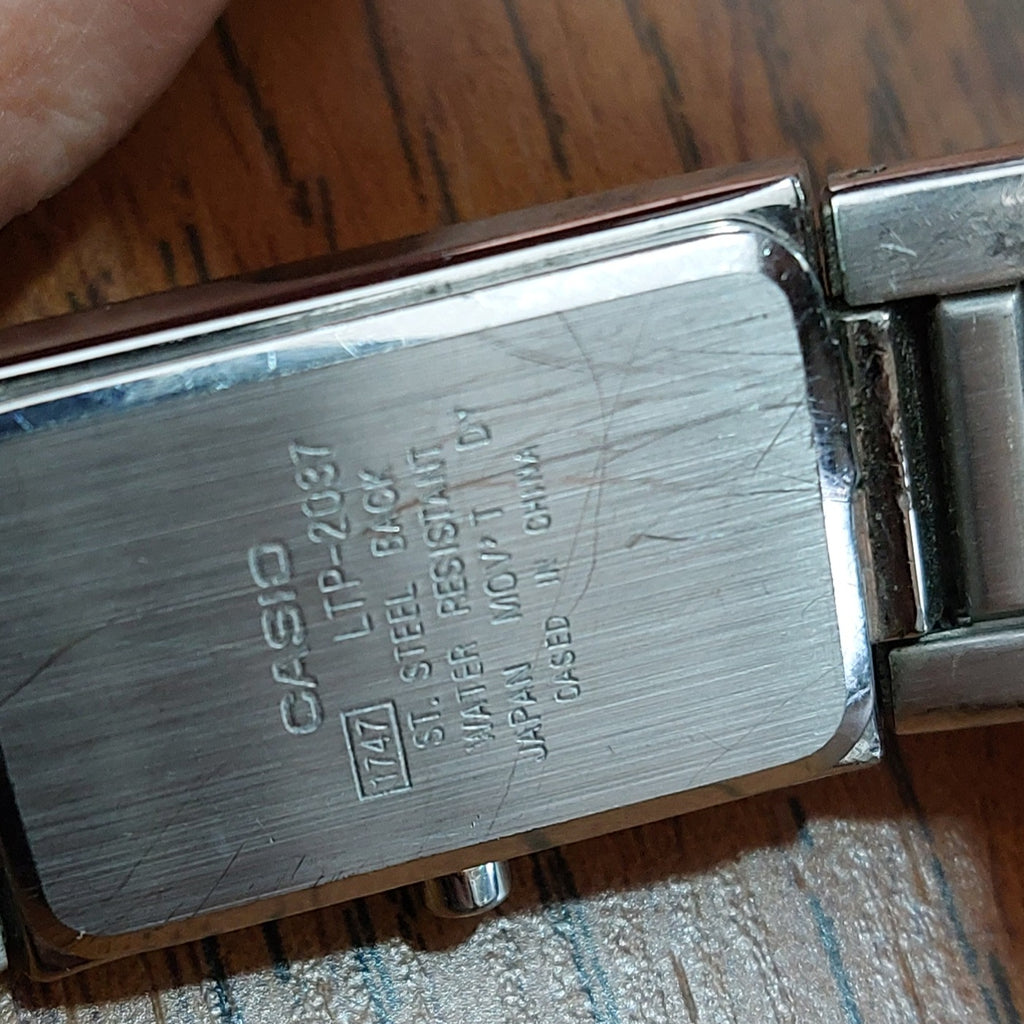 Casio Enticer Silver Analog Dial LTP-2037 Watch | Pre Loved | | Secret ...