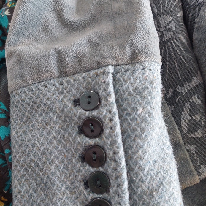 St-Martins Teal Embroidered Jacket | Pre Loved | | Secret Stash